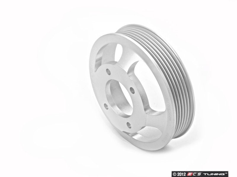 ECS News - BMW E36 M3 Aluminum Water Pump Pulleys