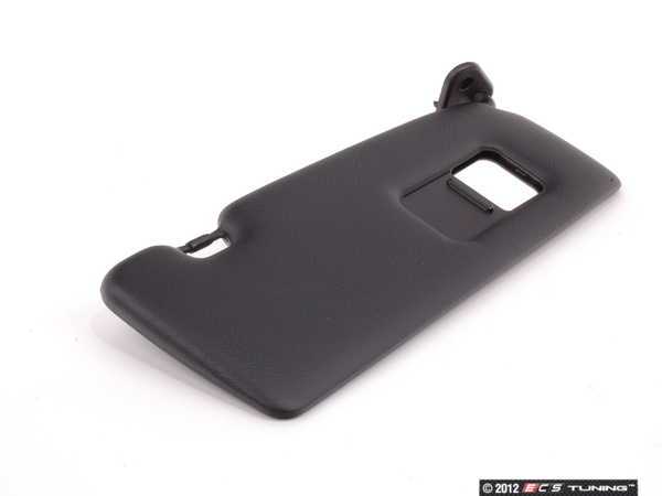 Genuine BMW - 51168245086 - Black Sun Visor - Right (51-16-8-245-086)