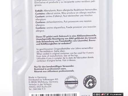 Genuine Volkswagen Audi - G055532A2 - Manual Transmission Fluid - 1 ...