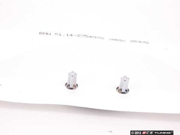 Genuine MINI - 51142754972 - Hood Emblem (51-14-2-754-972)