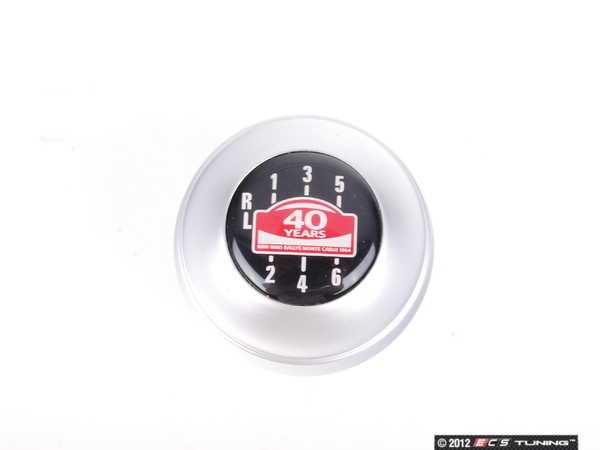 Genuine MINI - 25110391527 - Monte Carlo Gear Shift Knob 6 Speed MC40 ...