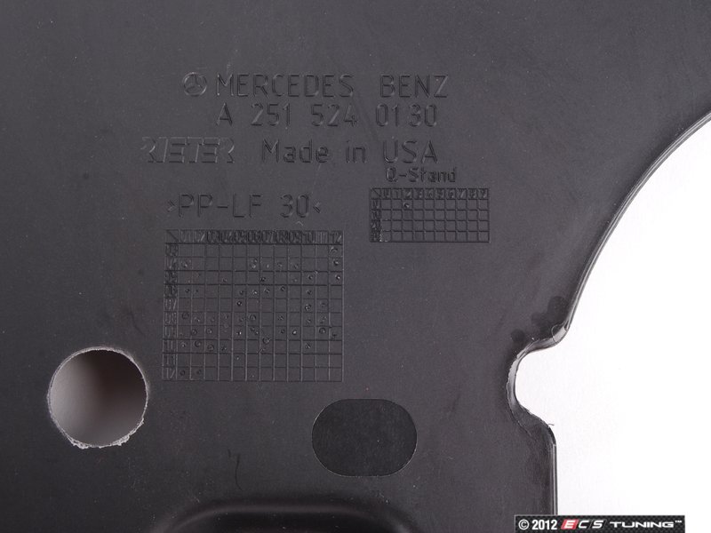 Genuine Mercedes Benz - 2515240130 - Belly Pan - Front