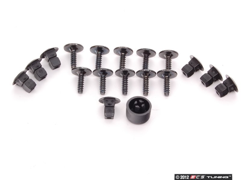 Genuine Volkswagen Audi - N90775001KT2 - Rear Fender Liner Hardware Kit ...