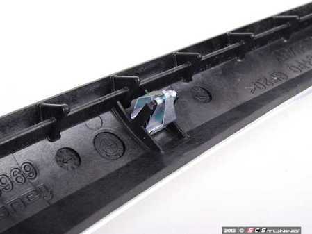 Genuine BMW - 51166969541 - Left Center Console Trim - Aluminum (51-16 ...