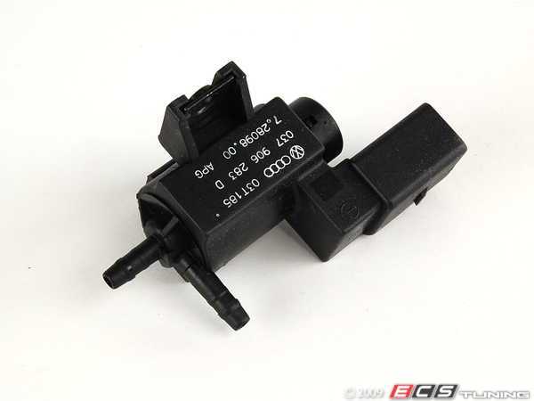Genuine Volkswagen Audi - 037906283D - Solenoid Valve (037 906 283 D)