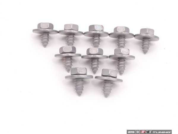 Genuine BMW - 07143421225KT - Hex Head Screw With Washer - Pack Of 10