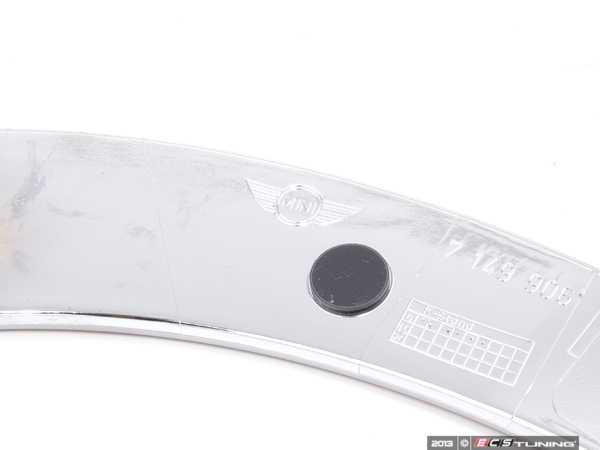 Genuine MINI - 51137149906 - Headlight Trim Ring Chrome - Passenger ...