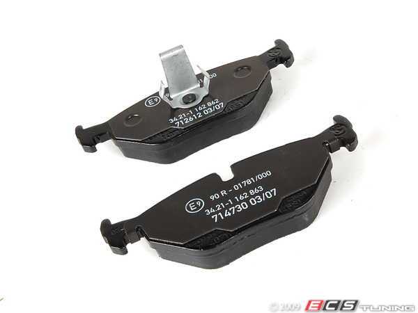 Genuine BMW - 34216761281 - Rear Brake Pad Set (34-21-6-761-281)