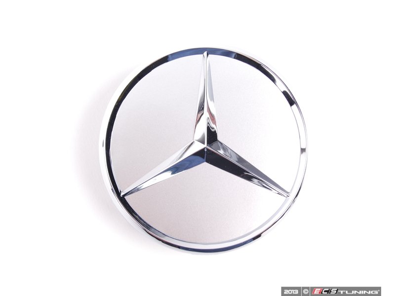 Genuine Mercedes Benz - 66470206 - Chrome Mercedes Star Center Cap ...