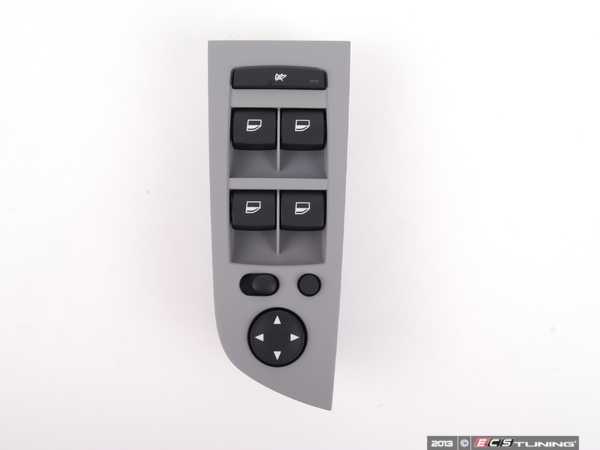 Genuine BMW - 61319217333 - Window Lifter Switch - Gray (61-31-9-217-333)