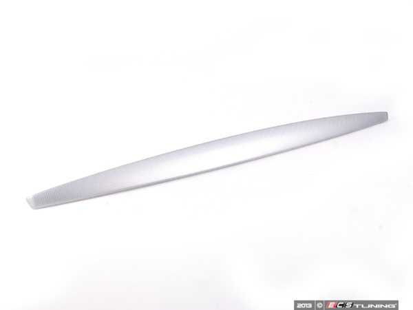 Genuine BMW - 51458037457 - E82 Dashboard Trim - Glacier Silver (51-45 ...