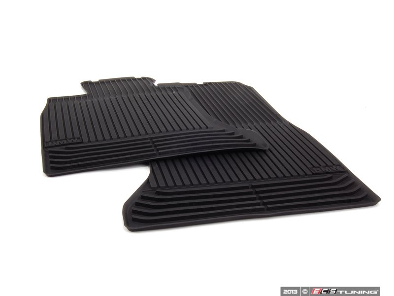 Genuine BMW - 51475B70A00 - Basic Line Rubber Floor Mat Set - Front (51 ...