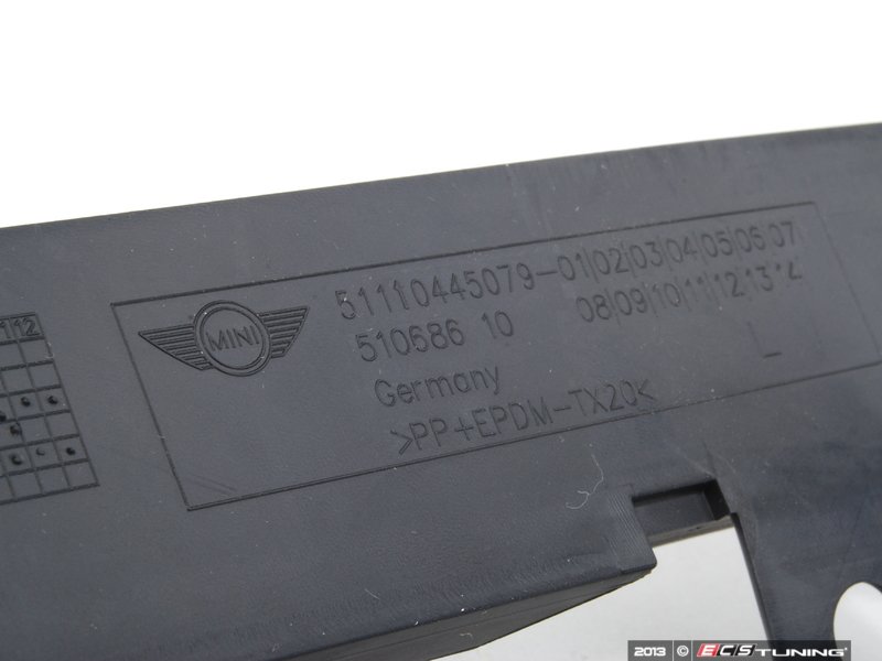 Genuine MINI - 51110445079 - Deflector Lip JCW - Left (51-11-0-445-079)