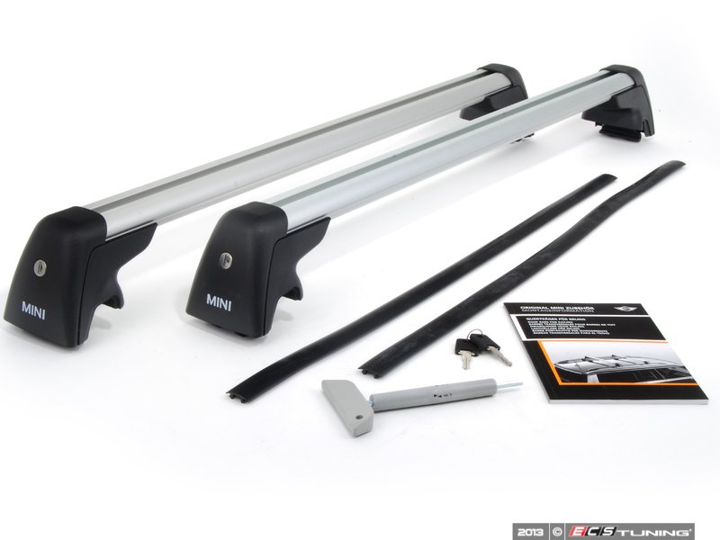 ECS News - R55 MINI With Rails Roof Rack Base Bars