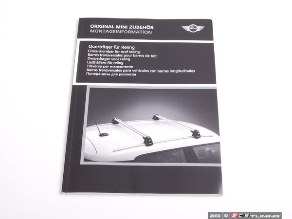 Genuine MINI - 82712148014 - Roof Rack Base Bars - Cross Member (82-71 ...