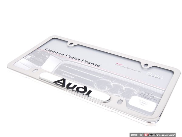 Audi Collection - ZAW355016 - Audi License Plate Frame - Chrome