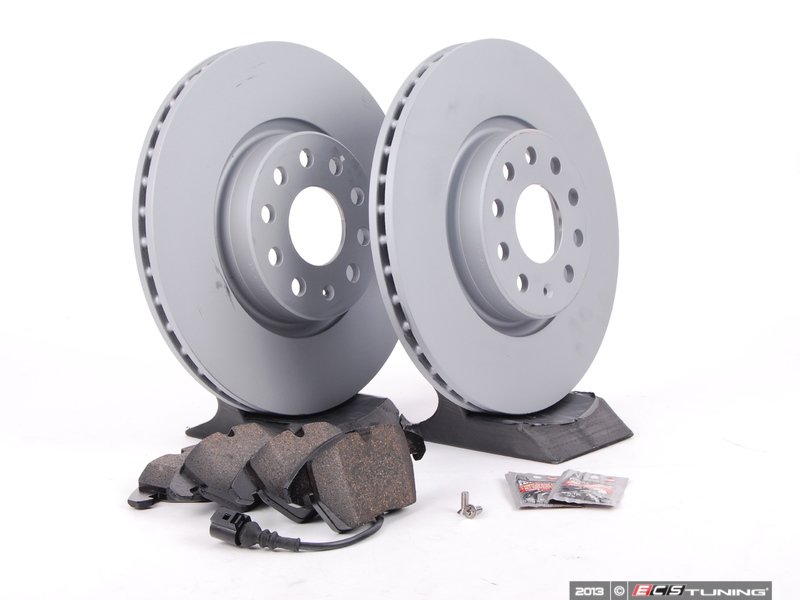 Assembled By ECS - 1K0698301AA - Front Brake Service Kit (312x25)