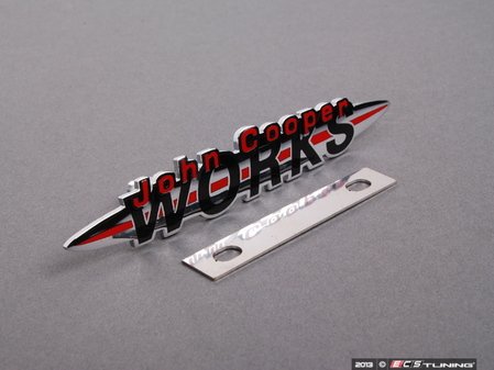 Genuine MINI - 51147175101 - JCW Front Grille Badge (51-14-7-175-101)