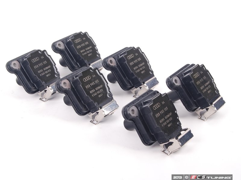 Genuine Volkswagen Audi - 058905105 - Ignition Coils - Set Of Six (058 ...