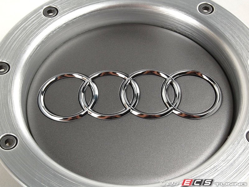 Genuine Volkswagen Audi - 8D0601165K1H7 - Center Cap - Silver - Priced ...