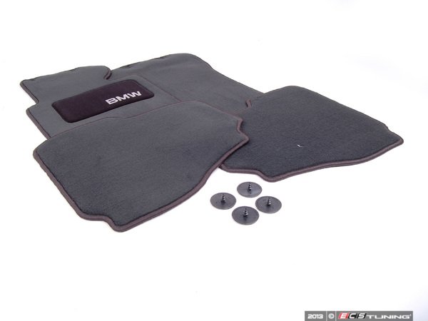 Genuine BMW - 82111468285 - Floor Mat Set - Black (82-11-1-468-285)