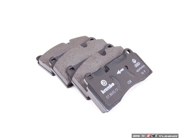Genuine Volkswagen Audi - 4S0698451AC - Rear Brake Pad Set (4S0 698 451 AC)