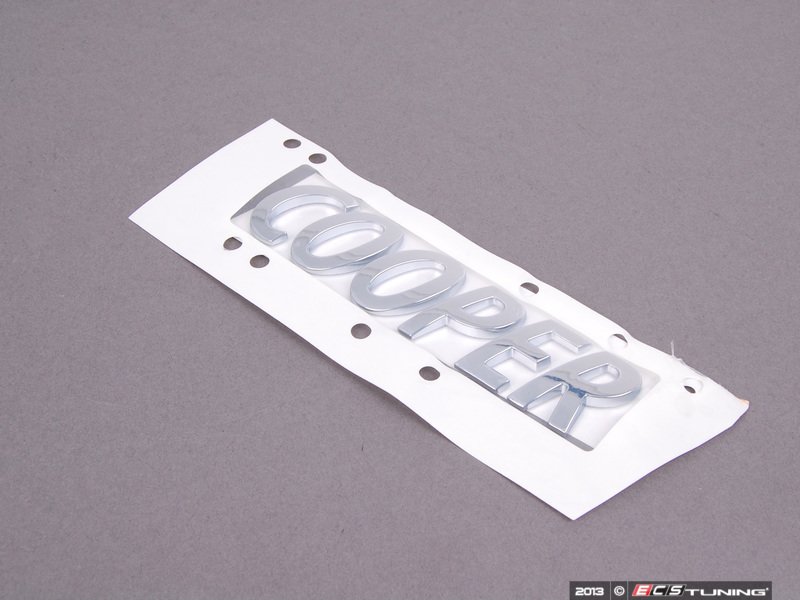 Genuine MINI - 51142755617 - MINI Cooper Model Lettering (51-14-2-755-617)