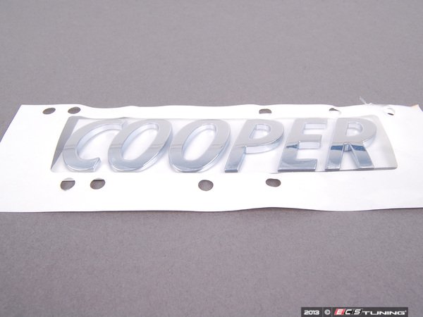 Genuine MINI - 51142755617 - MINI Cooper Model Lettering (51-14-2-755-617)