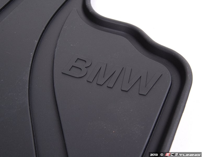 Genuine BMW - 51472336599 - Rear Rubber Floor Mats - Anthracite Black ...