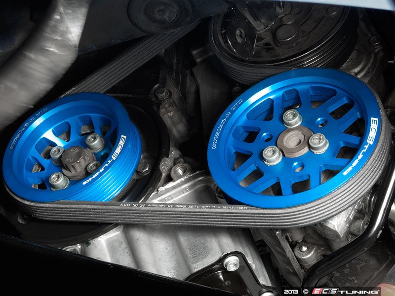 ECS News - ECS Lightweight Underdrive Pulley Sets - MKIV 1.8T