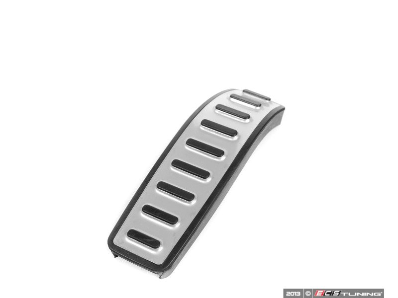Genuine Porsche - 95542321010 - Brushed Aluminum Pedal Cap - Throttle