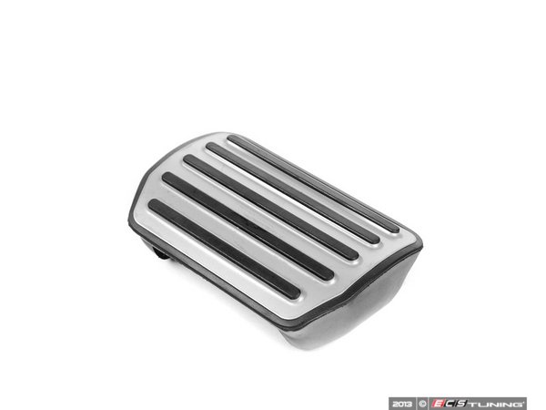 Genuine Porsche - 95542321210 - Brushed Aluminum Pedal Cap - Brake
