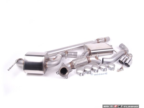 APR - FE100046A - Turbo Back 3" RSC Exhaust System - Polished Tips ...