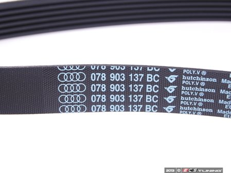 Genuine Volkswagen Audi - 078903137BC - Accessory Belt - (NO LONGER ...