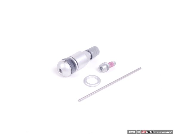 Huf - 36146792829 - Screw-In Metal Valve Stem - Silver