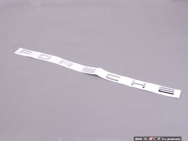Genuine Porsche - 95855968701 - LOGO PORSCHE CHROME