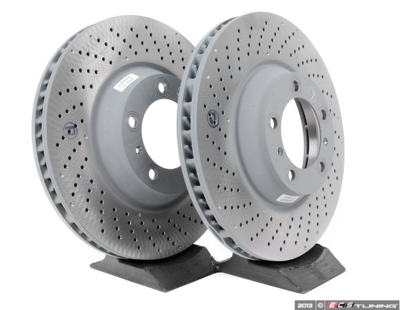 Genuine Porsche - 99735140501KT - Front Brake Rotors - Pair 13.77" (350mm)