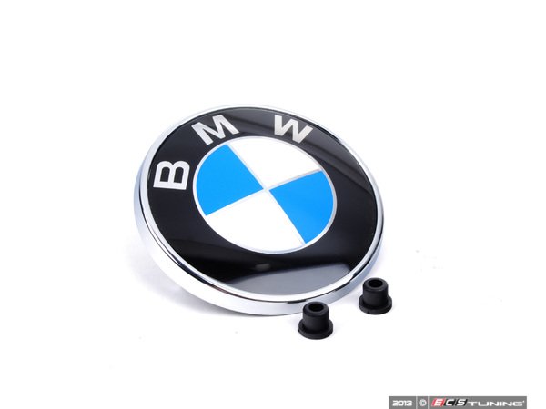 Genuine BMW - 51147166445KT - Trunk Emblem & Grommet Kit