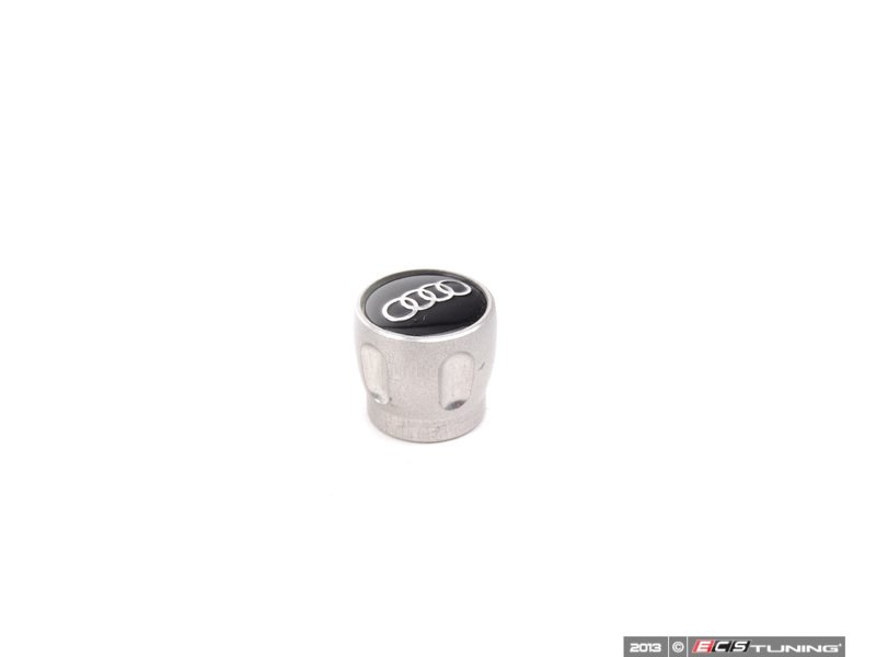 Genuine Volkswagen Audi - 80A071215 - Audi Rings Valve Stem Cap - black ...