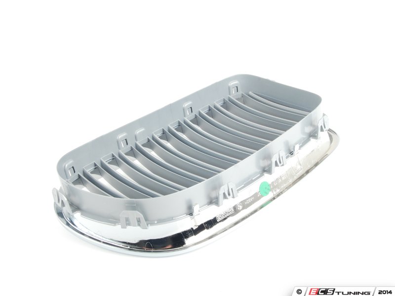 Genuine BMW - 51137261355 - Chrome Kidney Grille - Left (51-13-7-261-355)