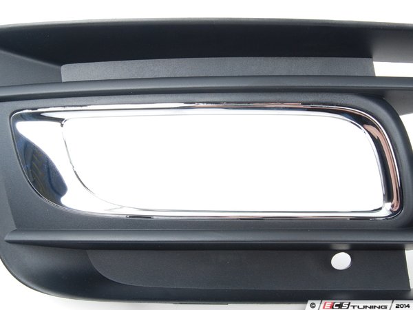 Genuine Volkswagen Audi - 4E0807680K - Air Guide Right Grille - Black ...