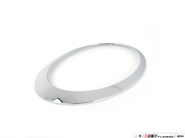 Genuine MINI - 63126917835 - Chrome Headlight Ring - Left (63-12-6-917-835)