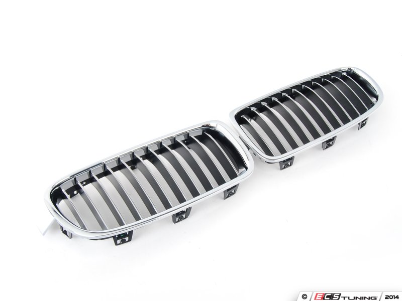 Genuine BMW - 51137263481KT - Luxury Line Kidney Grille Set