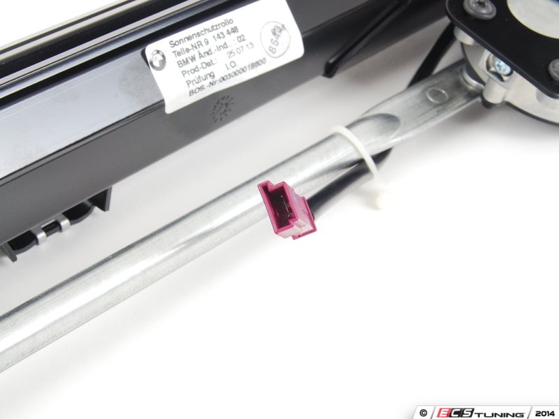 Genuine BMW - 51469143448 - Electric Sun Blind - Black (51-46-9-143-448)