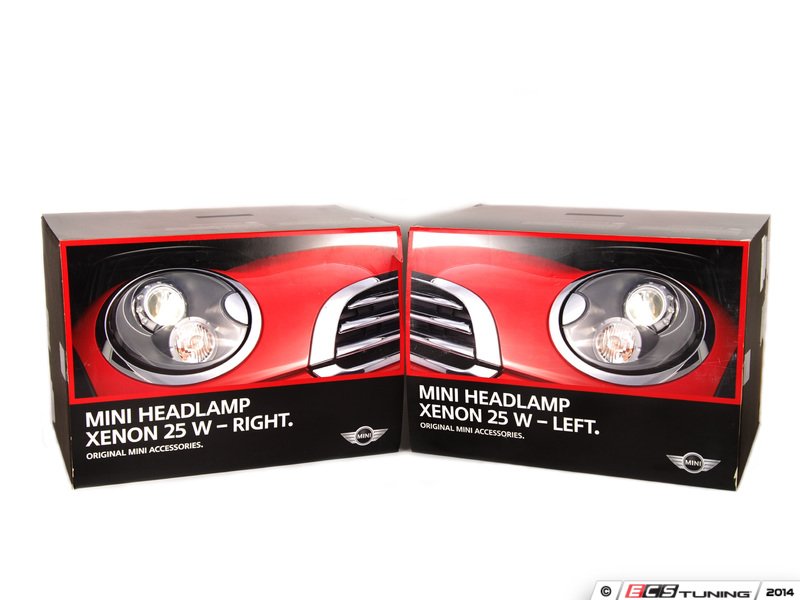 Genuine MINI - 63102347698KT - Xenon Headlight Titanium Gray 25 W - Set