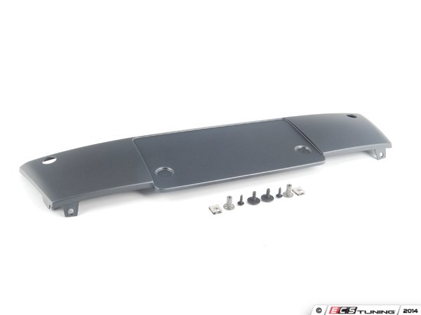 Genuine Volkswagen Audi - 4E0807287AK1QP - License Plate Bracket - Grey ...