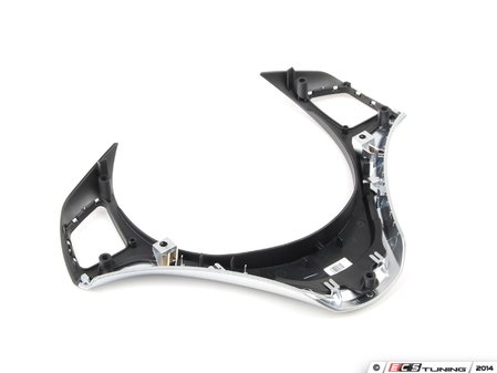 Genuine BMW - 32306853142 - Steering Wheel Trim Cover - Black/Chrome ...