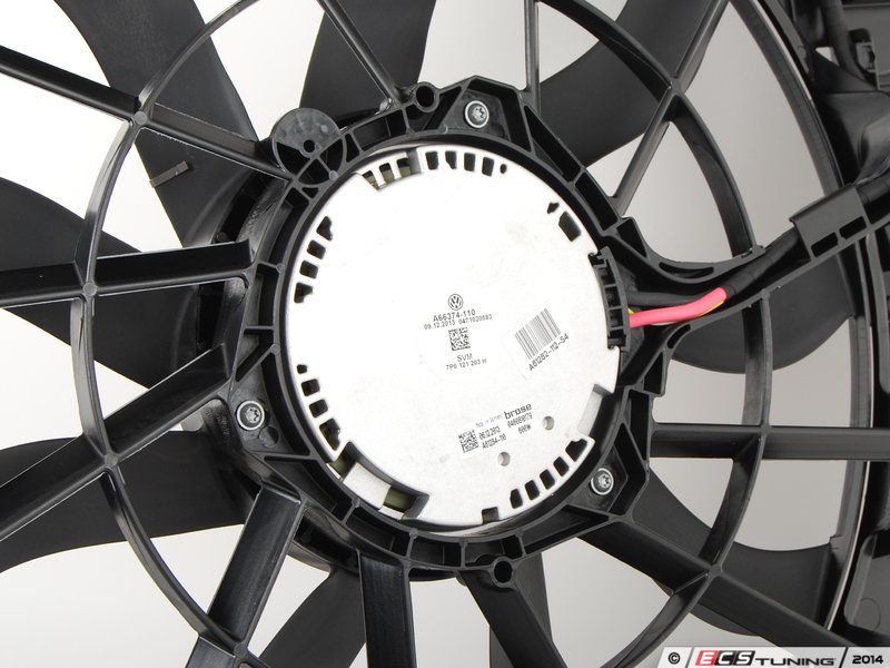 Genuine Volkswagen Audi - 7P0121203K - Cooling Fan - With Shroud (7P0 ...