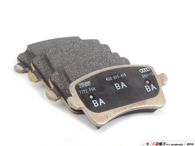 Genuine Volkswagen Audi - 8r0698151lkt - Front & Rear Brake Pad Kit