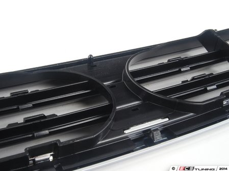 Genuine MINI - 51137133846 - Upper Grille Full Section Black With ...